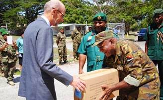 PNG Defense Force Receives Medical Supplies and Equipment from the ...