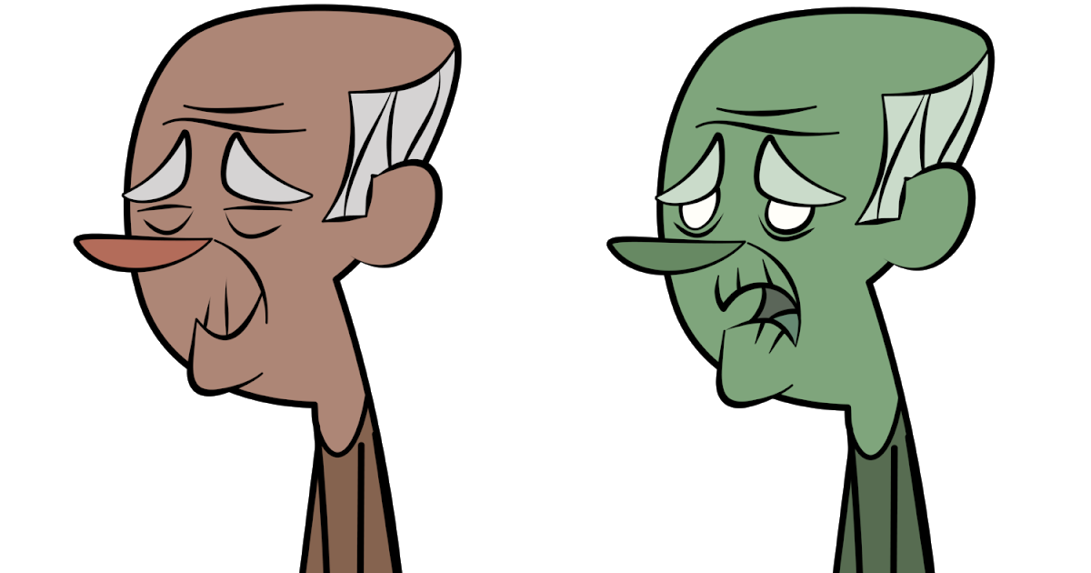 Zee Risek art blog: old man zombie