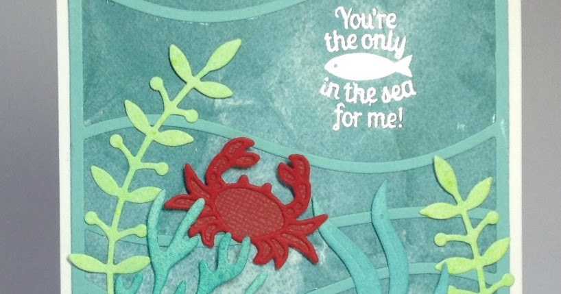 Crafting While I Wait: Cut Cardstock ~ Only Fish In The Sea