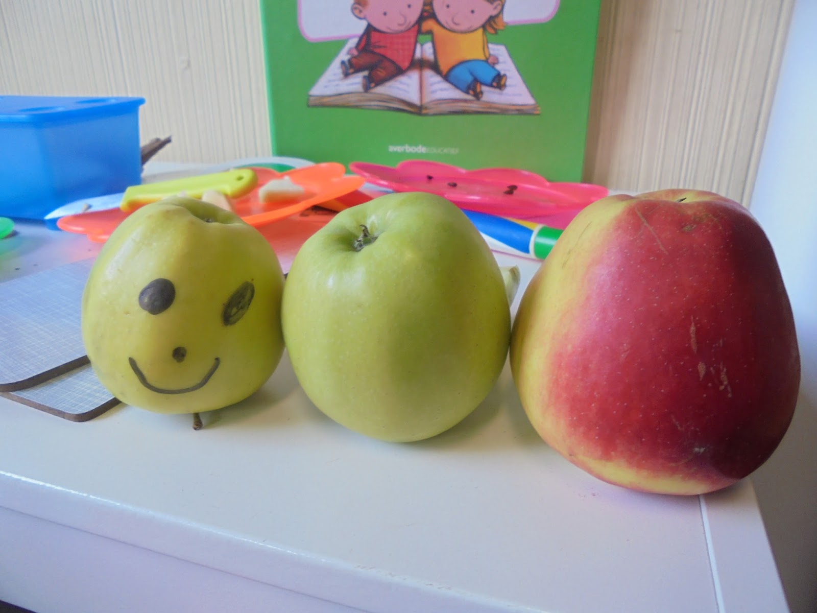 Juf Greet: Thema:: appels en peren