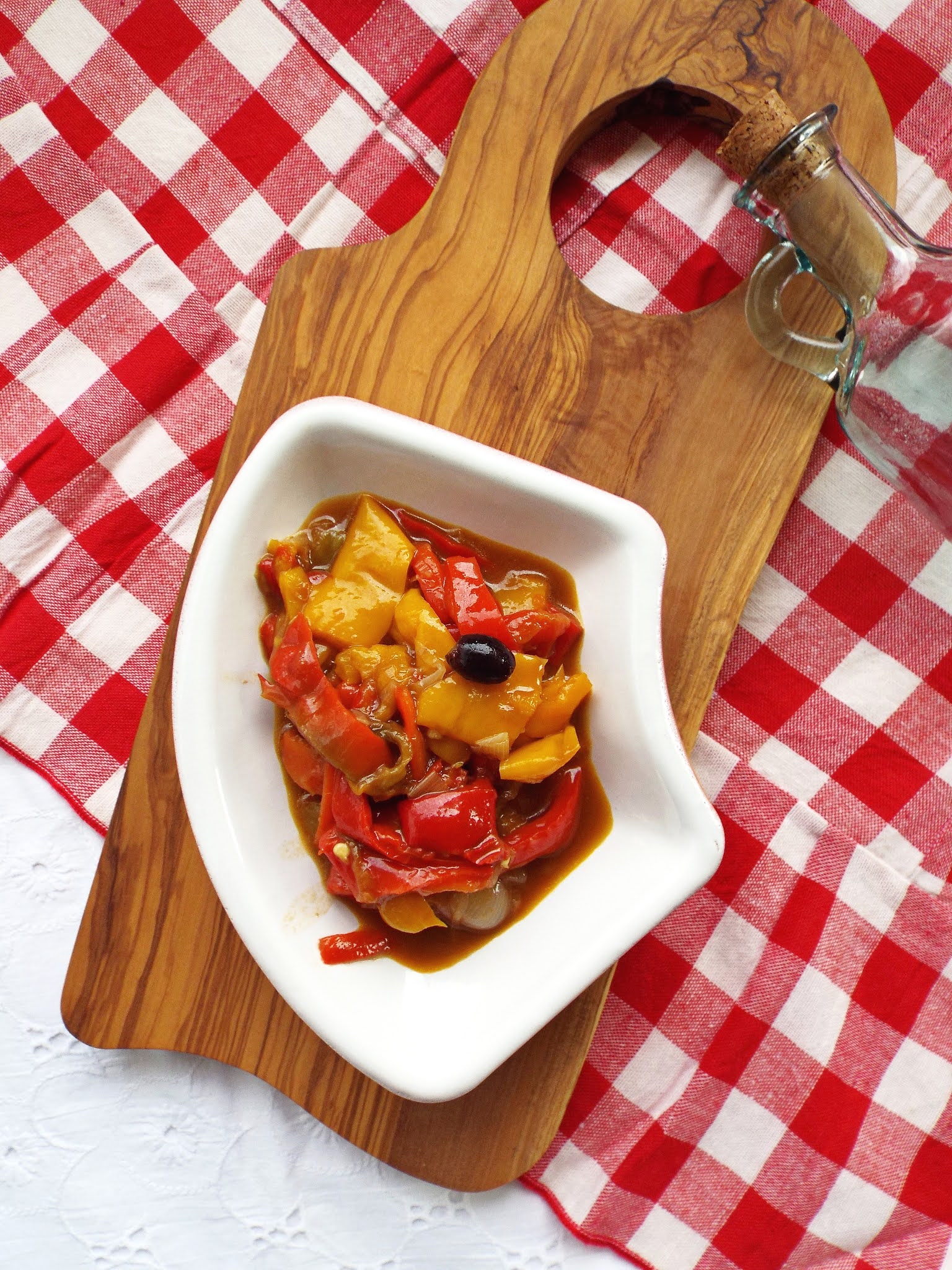 Peperoni stufati nel Bimby