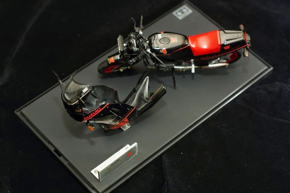 Only One Hobby: 專業 模型電單車 雙星 TAMIYA SUZUKI 1比12 RG 250 walter wolf special version 完成