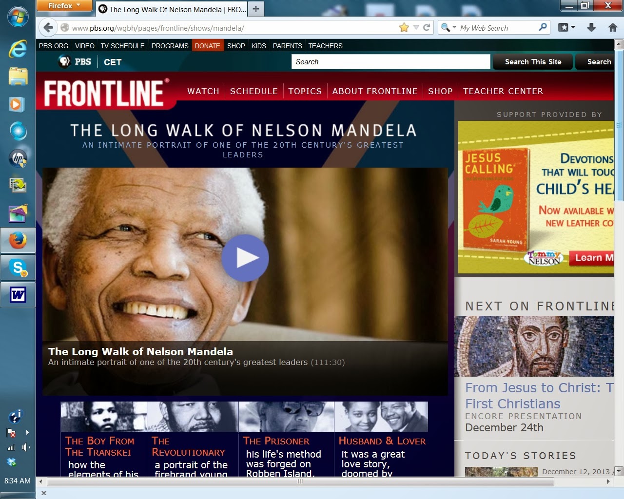 More on Nelson Mandela • Visual Parables