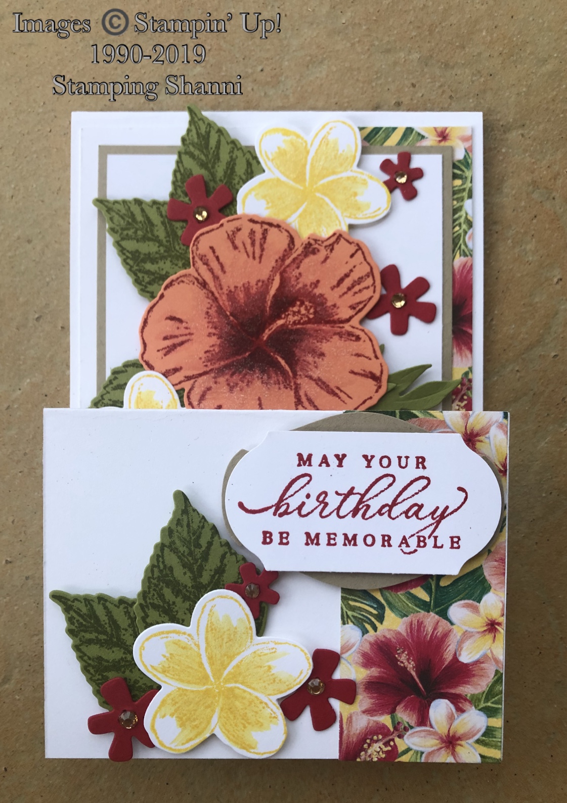 Stamping Shanni: Fancy Folds - Double Easel Card