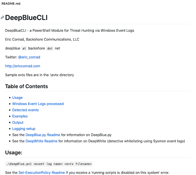 Un informático en el lado del mal: DeepBlueCLI: Una herramienta para hacer “hunting” de amenazas ...
