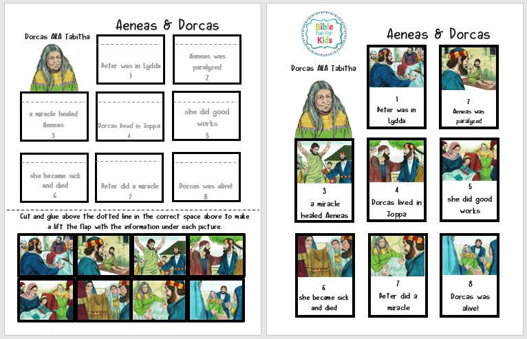 Dorcas AKA Tabitha's Life | Bible Fun For Kids