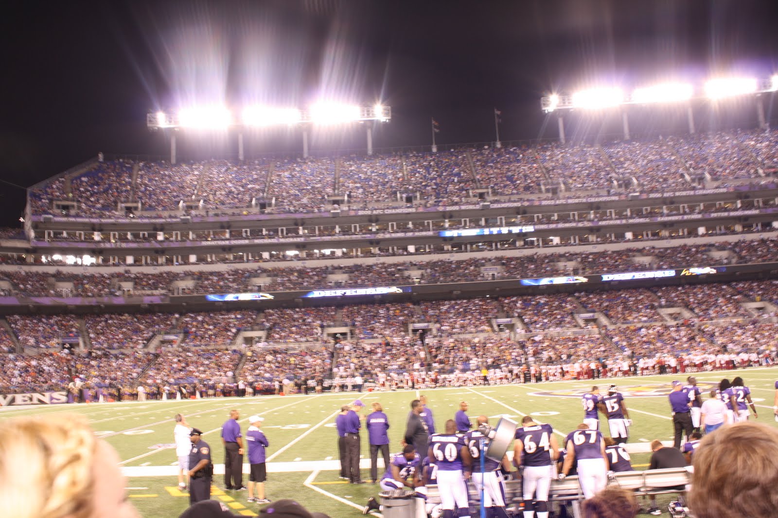 RY'S YOG BLOG: Place #5: M&T Bank Stadium - Baltimore Ravens Game!