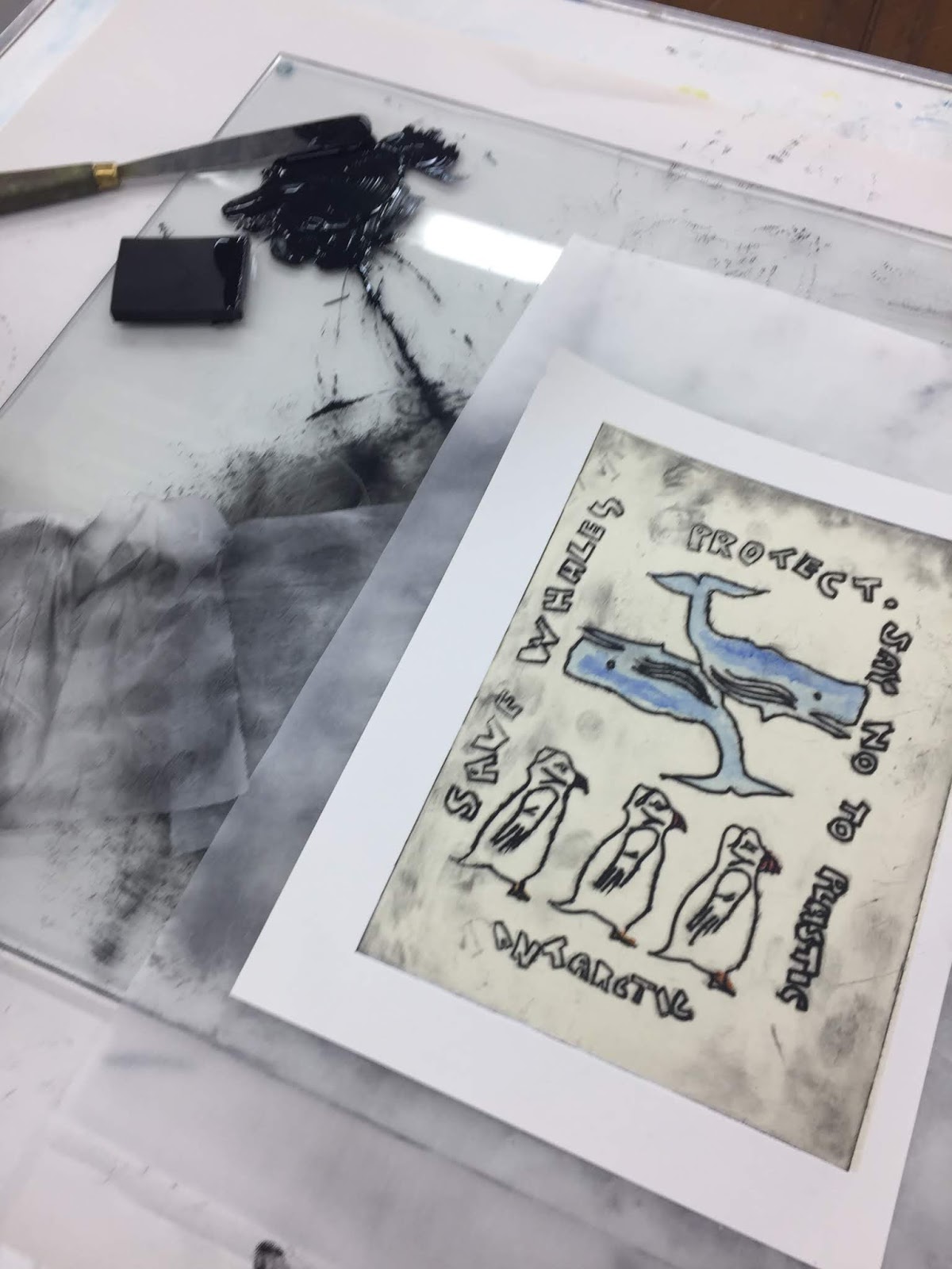 Natures Armour MA Journals: Intaglio Printing