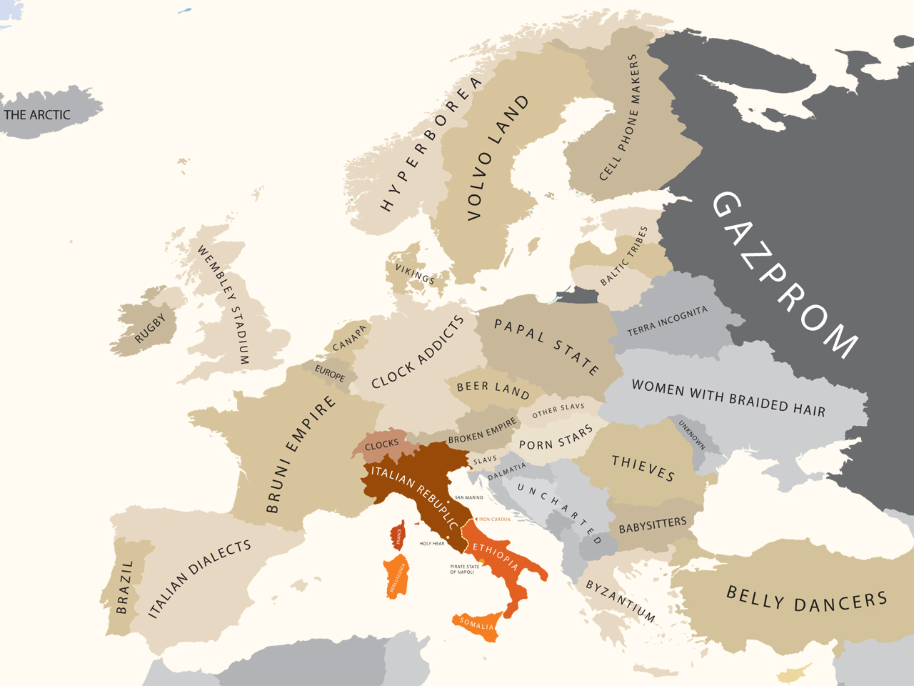 The Globalization Times: The geography of prejudice. Europe According ...