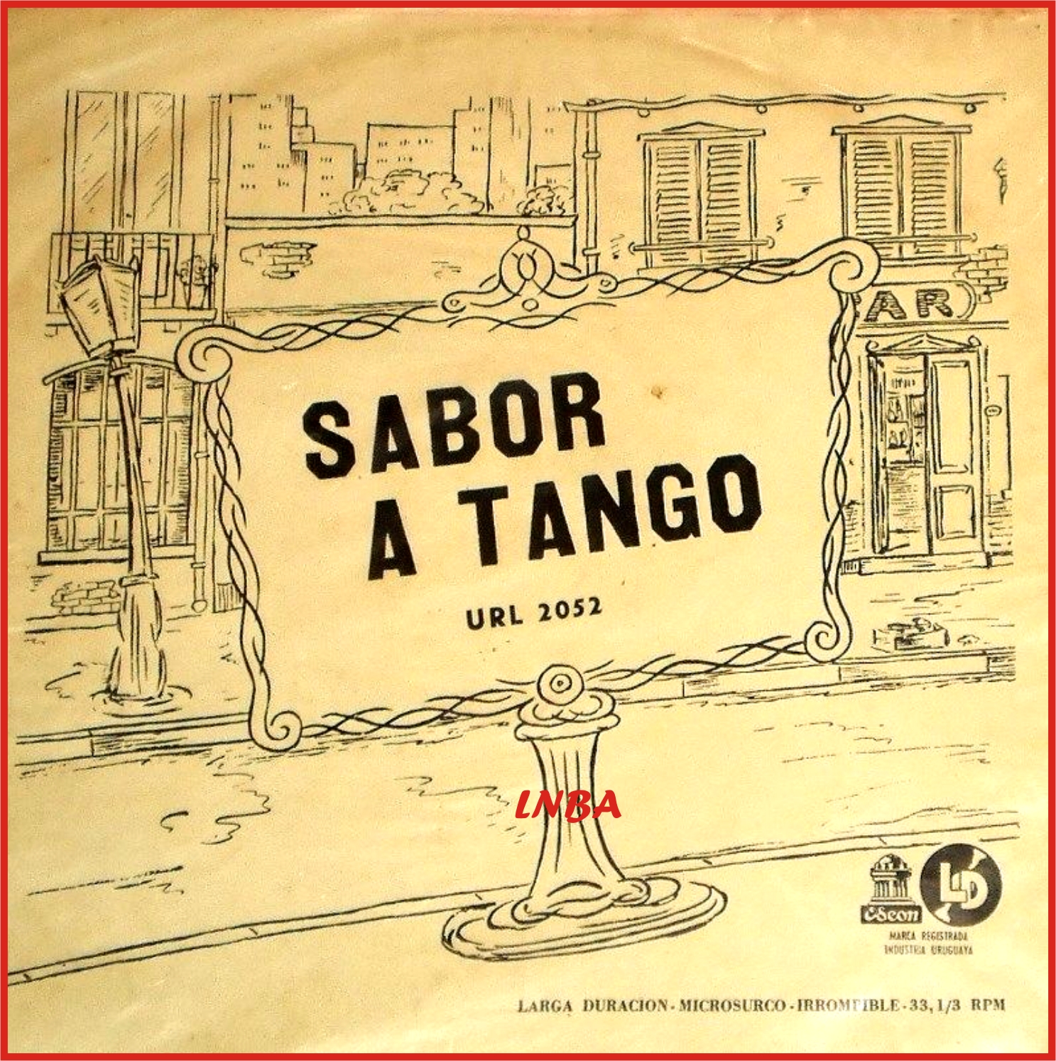 La nova Botica del Aleman.: Tango - Sabor a Tango - Odeón- Uruguay