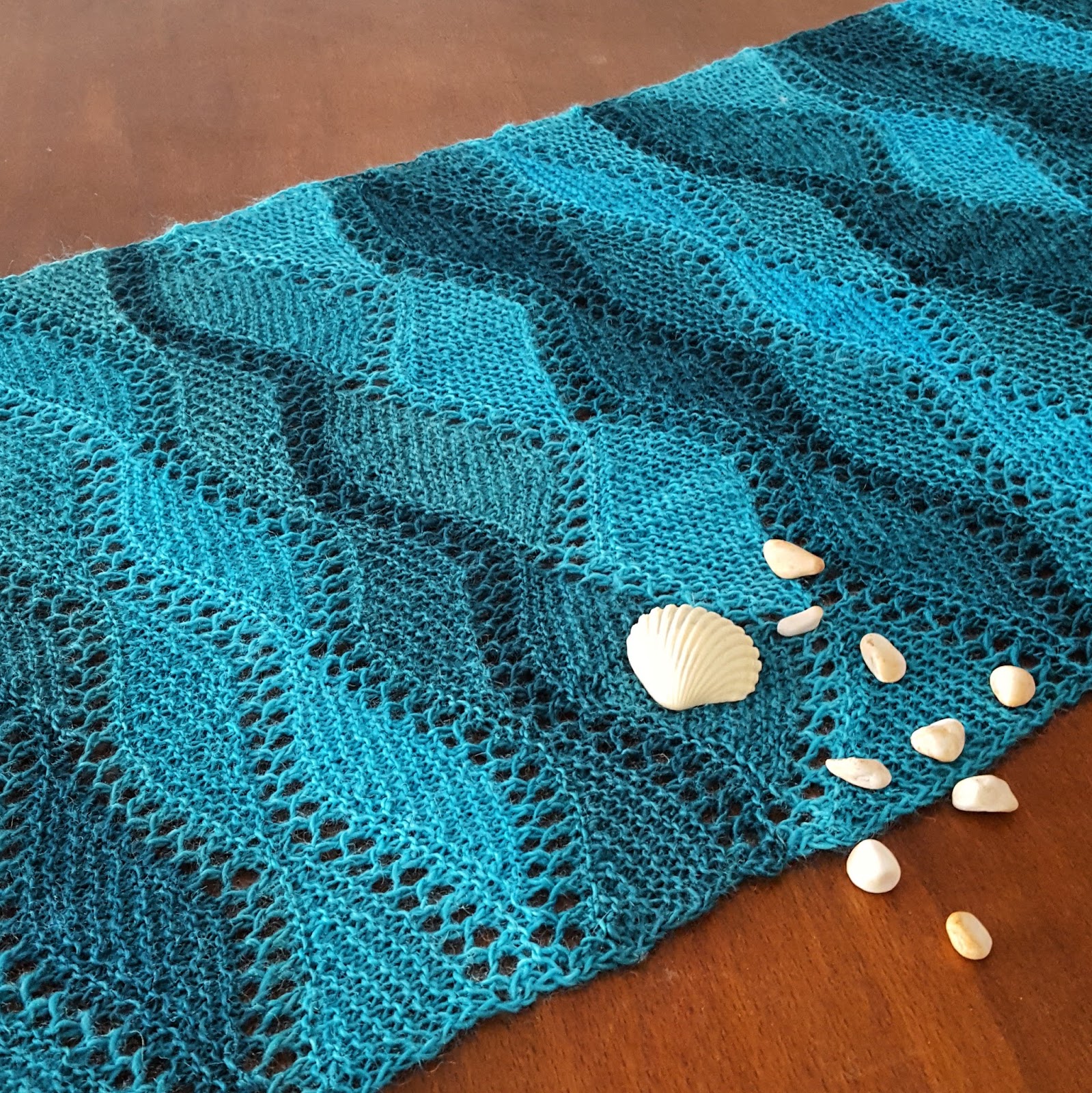 Knitting and so on: Mermaid's Garden Scarf