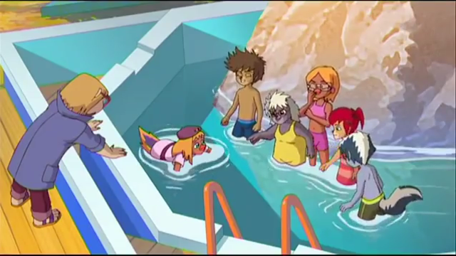 Shirtless Drawn Cartoon Boys & Men: Alfred Hedgehog & Milo Skunk in ...