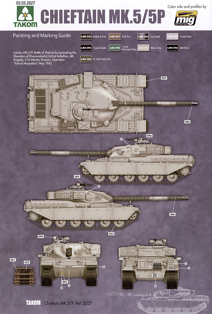 The Modelling News: In boxed: British MBT Chieftain Mk.5/P 2in1 in 35th ...
