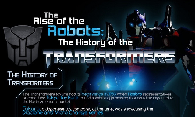 The Rise of the Robots: The History of the Transformers #infographic ...