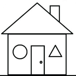 CUCÚ, ¿HAY ALGUIEN AHÍ?: MI CASA DE FIGURAS GEOMÉTRICAS