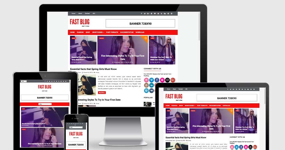 Fast Blog Responsive Blogger Template