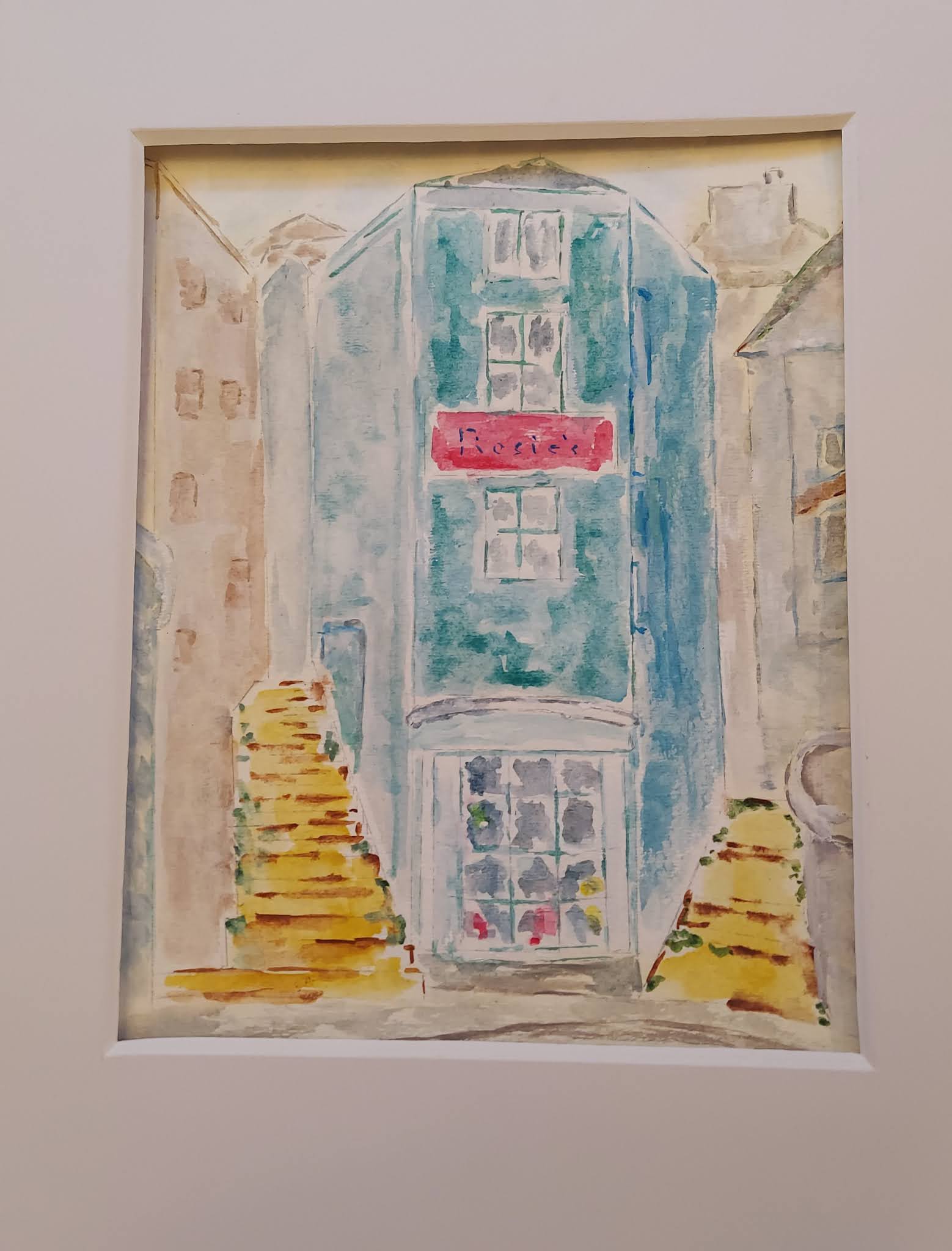 Tom Wagen's Art: Brixham Byways (Devon England) Watercolor