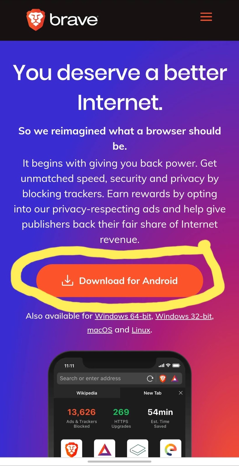 Bravo Browser Maha Loot Offer : Per Refer 500 PayTM cash