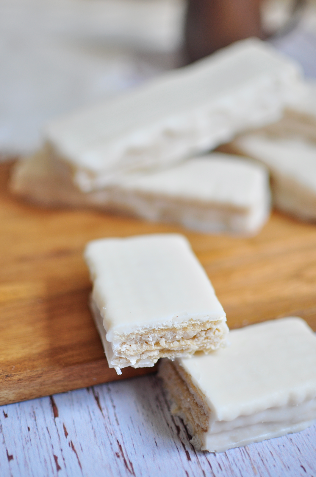 Tofu to mniam: smaczne wege: WEGAŃSKI BATON A'LA PRINCESSA KOKOSOWA