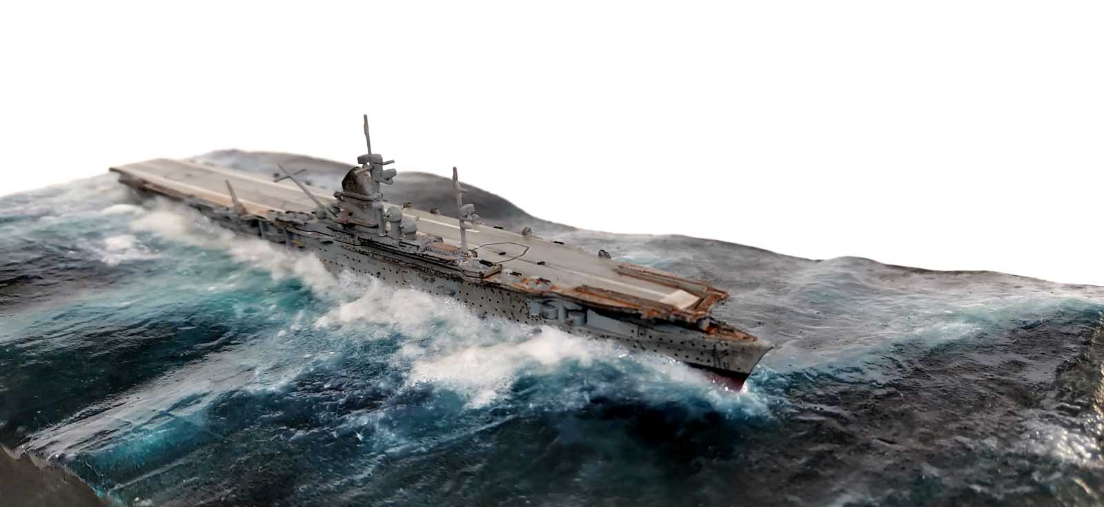 JHmodelator: DIORAMA PORTAAVIONES GRAF ZEPPELIN, ESCALA 1:1250