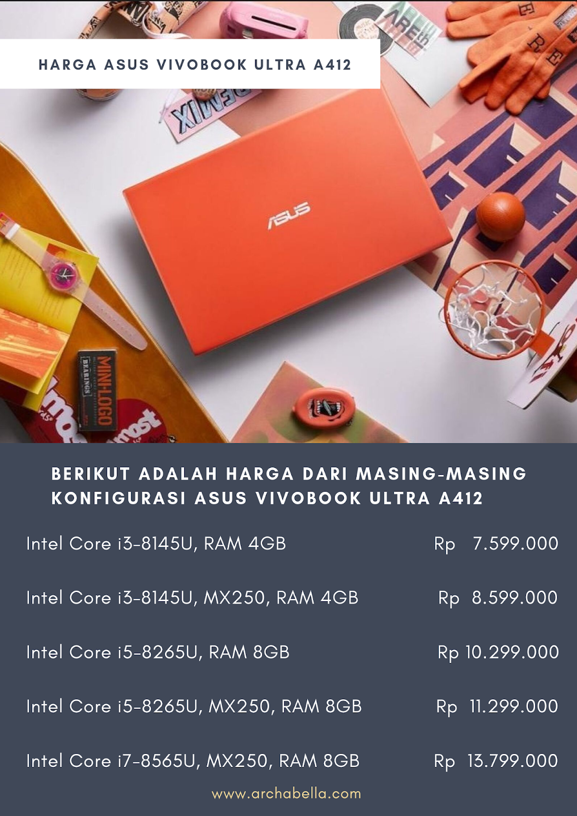 ASUS Vivobook Ultra A412, Ultrabook Terkecil Didunia Untuk Mobilitas Tinggi
