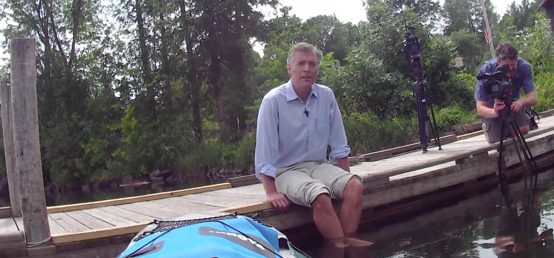 Kayak for Safe Passage Kids: At the dock with Rob Caldwell and Innova Kayak