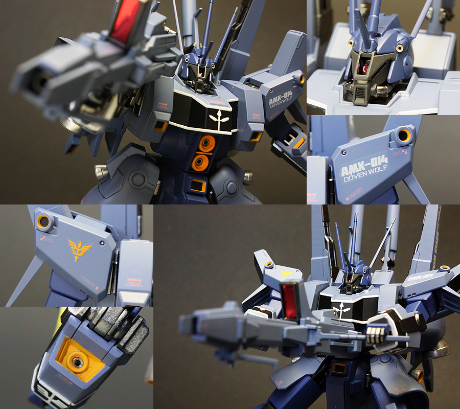GUNDAM GUY: HGUC 1/144 AMX-014 Doven Wolf [Unicorn Color Ver ...