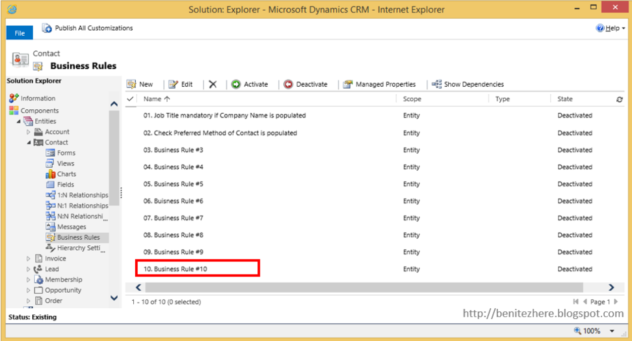 Dynamics 365 Customization And Configuration Tips ~ Benitez Here