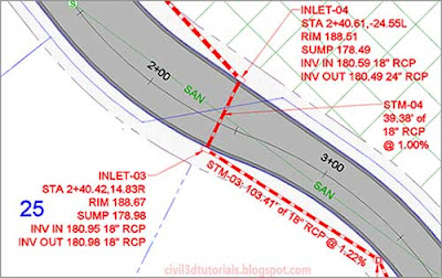 Editing Labels in Plan View - AutoCAD Civil 3D Tutorials