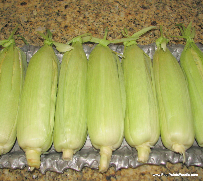 The Four Points Foodie: Grilled Corn on the Cob