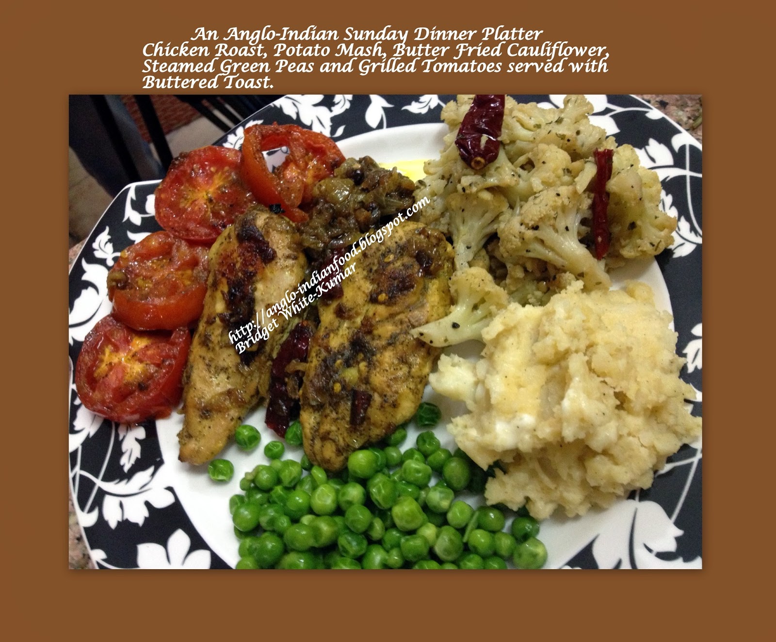 ANGLO-INDIAN CUISINE : AN ANGLO-INDIAN FESTIVE DINNER PLATTER - SAVOURY ...