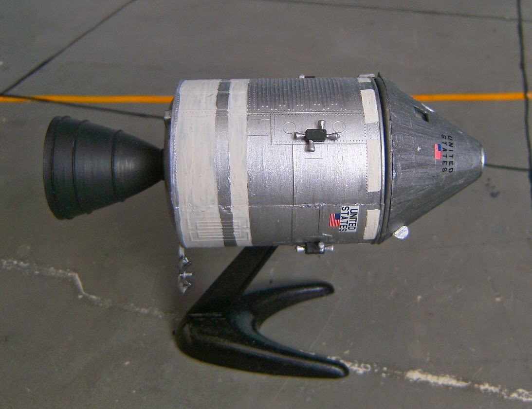 Happyscale-Modellbau: Apollo Command Module - Revell 1/100 built by ...