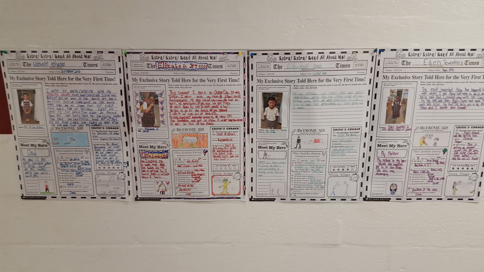 Mrs. Balog's Fourth Grade Class