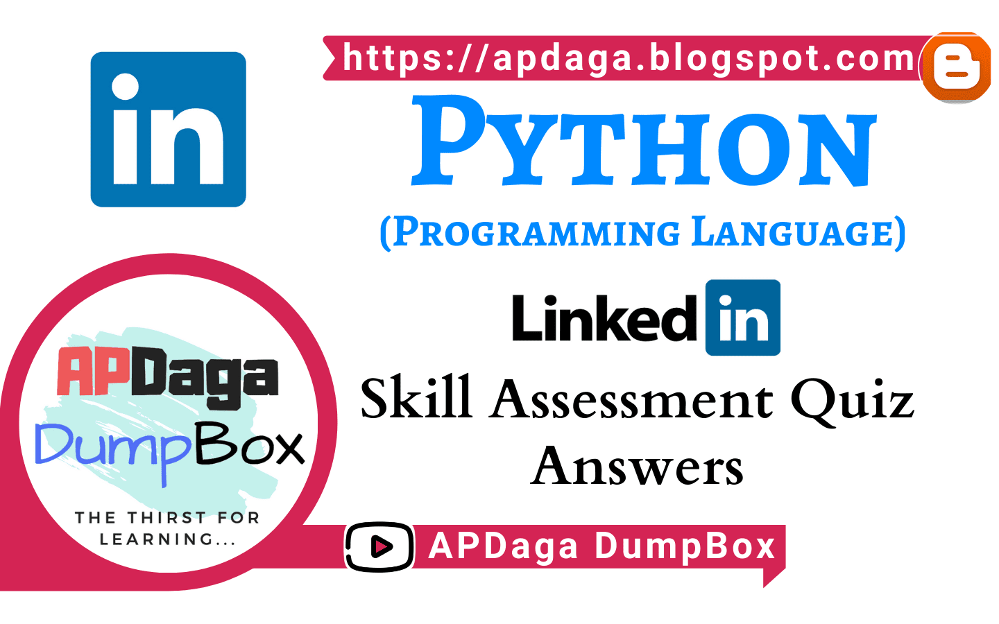 LinkedIn: Python (Programming Language) | Skill Assessment Quiz Solutions | APDaga Tech