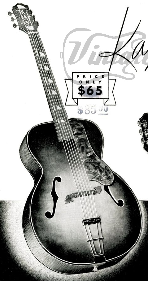 Kay K-60 and K-62 Television Jumbo Archtop - S. Nathaniel Adams