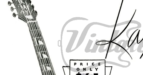 Kay K-60 and K-62 Television Jumbo Archtop - S. Nathaniel Adams