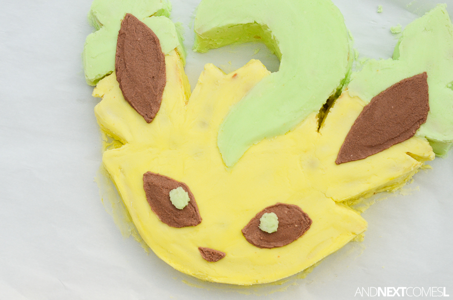 Leafeon Pokemon Birthday Cake | And Next Comes L - Hyperlexia Resources