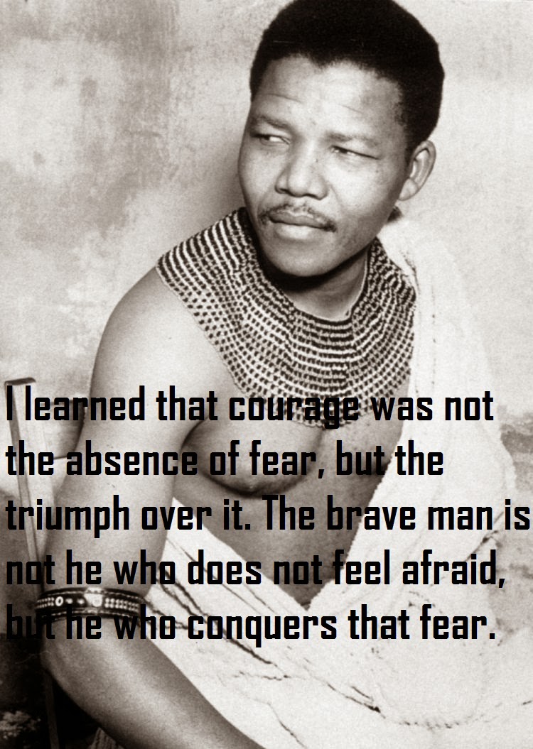 The brave man is not he who dOes Not Feel Afraid | Quotes and Sayings