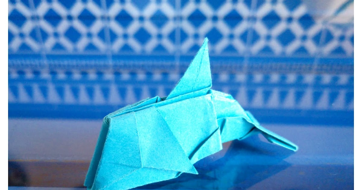 Origami: Delfín de Origami