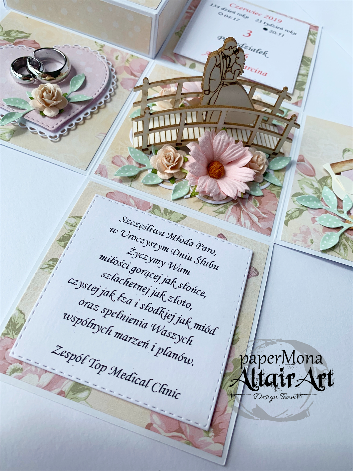 paperMona: Exploding box with AltairArt papers