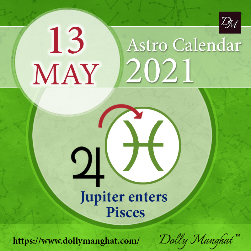 Demystifying Astrology: DM Astro Calendar 2021 - Jupiter Enters Pisces