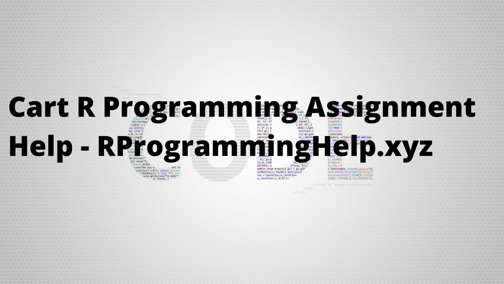 Wilkinson Rogers Notation Y X R Programming Assignment Help