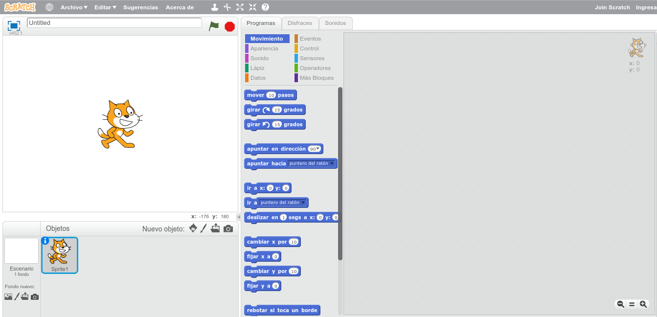 Clarin Digital 56: Scratch - Tutorial 6: Incluir como fondo una imagen ...