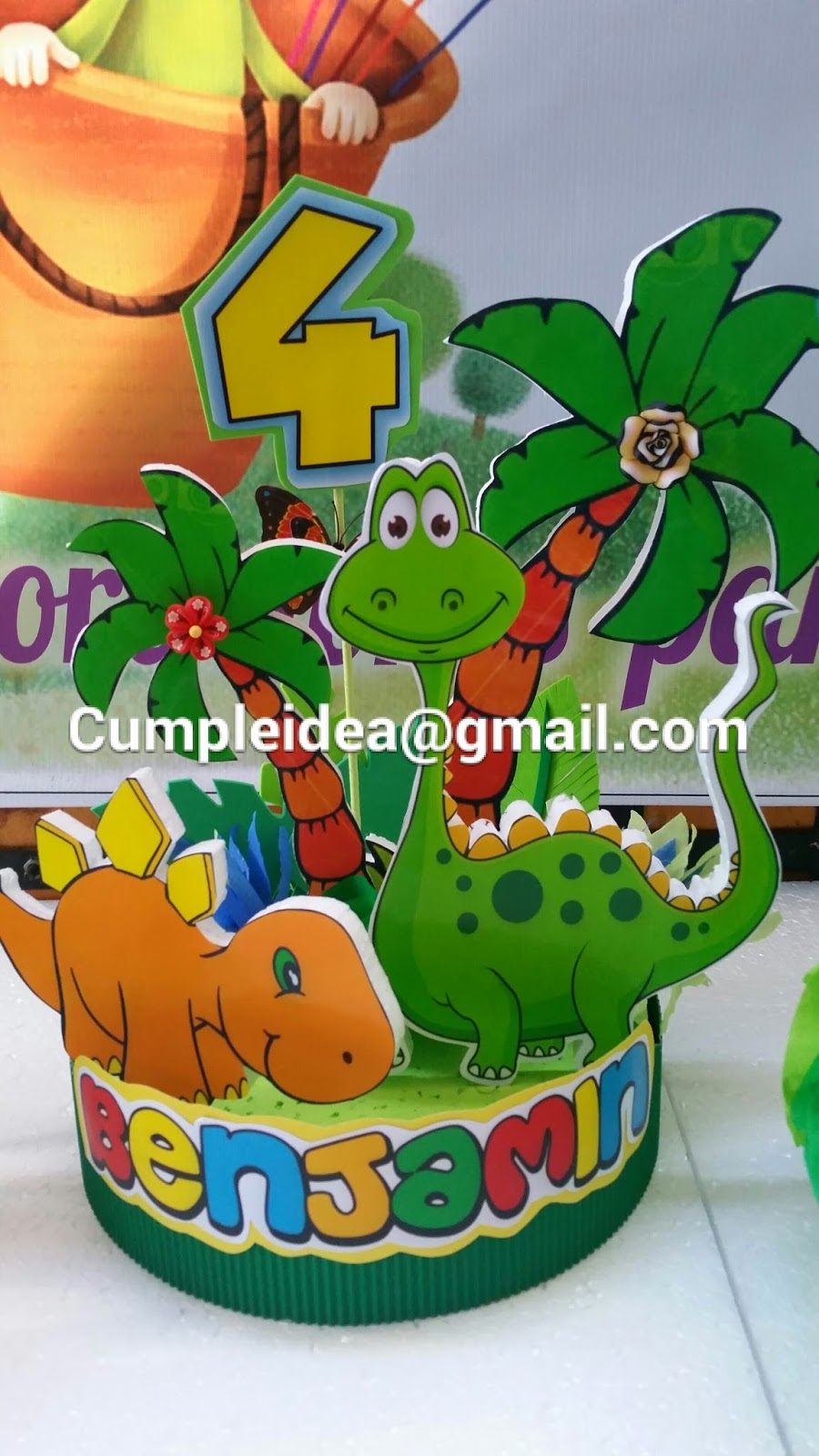 DECORACIONES INFANTILES: dinosaurios