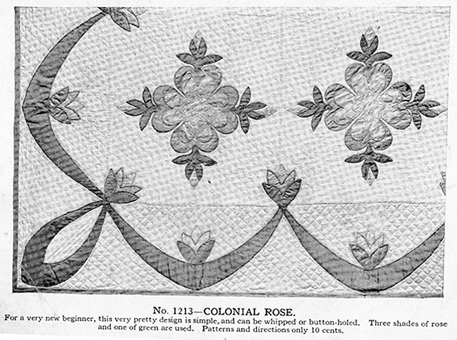 Barbara Brackman's MATERIAL CULTURE: Colonial Rose: A Really Good Idea