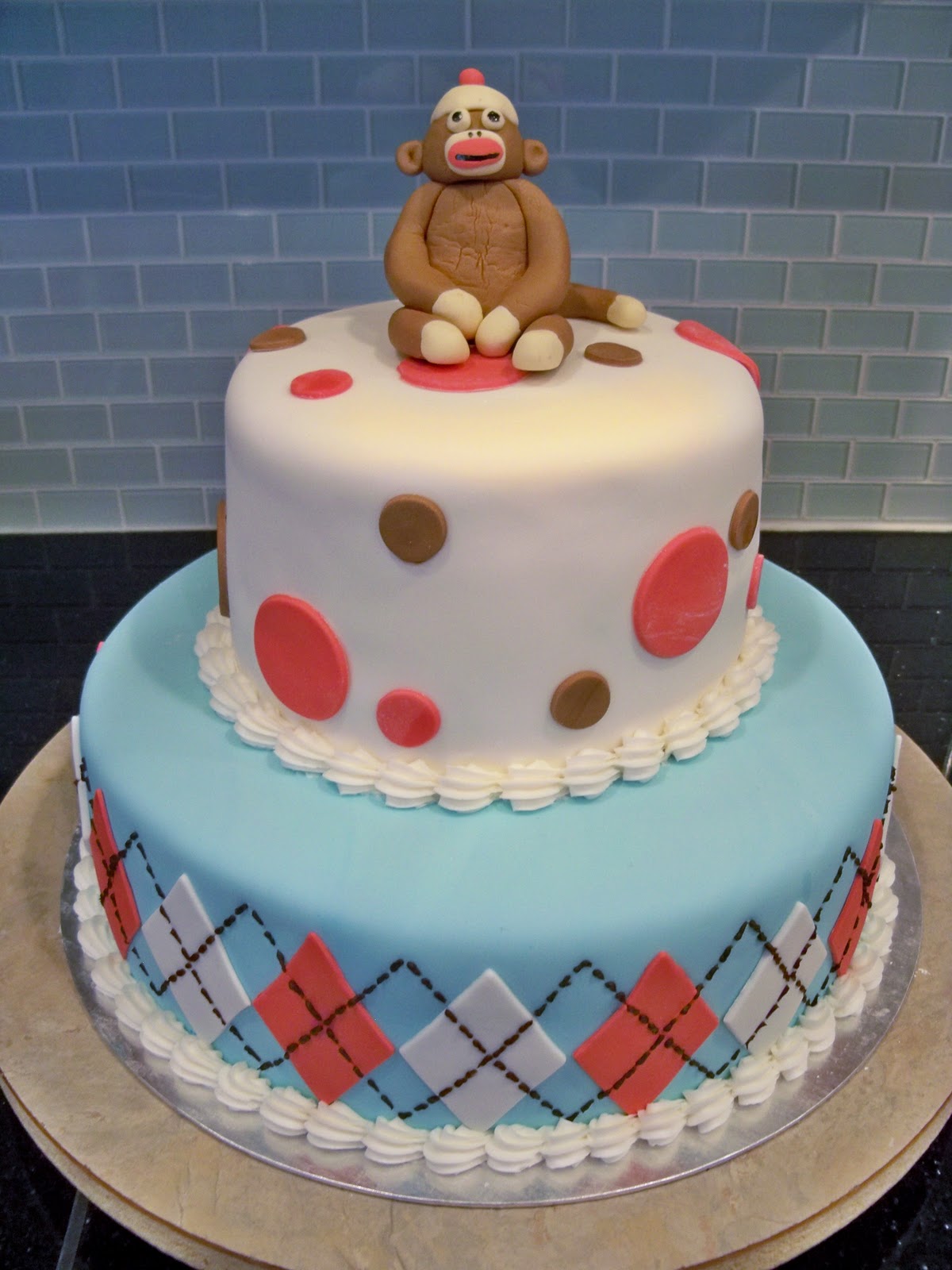 cake batter & paper scraps