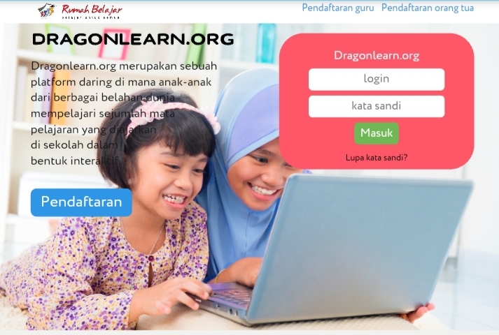 Panduan mendaftar dan menggunakan platform dragonlearn.org untuk belajar online Siswa Madrasah ...