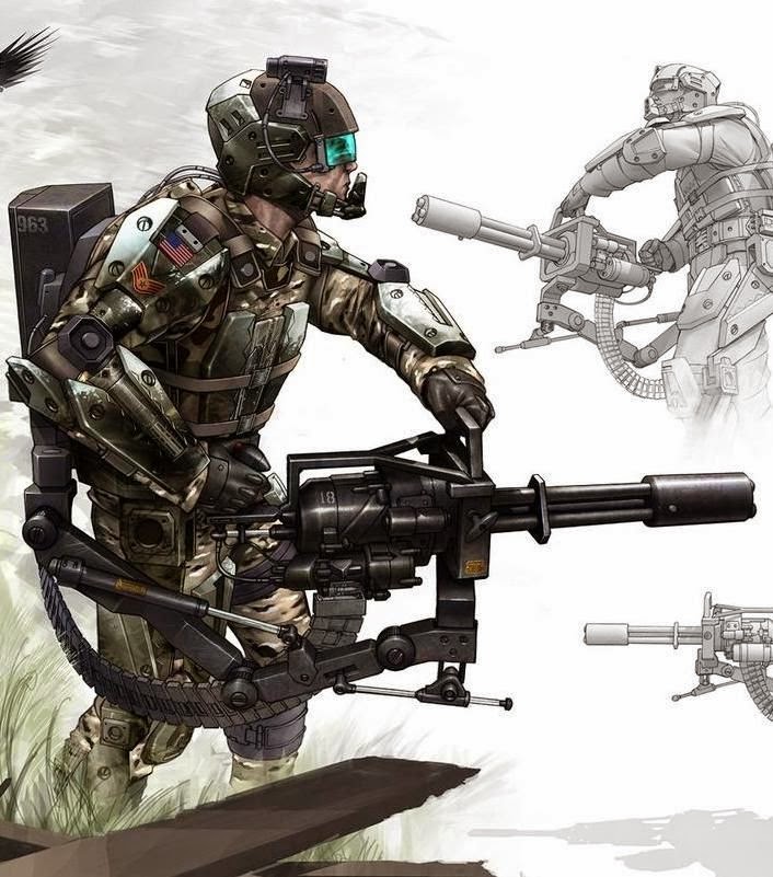 Mechanized Infantry Armor Concept Art - eRegime