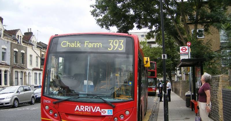 London buses one bus at a time: the return: The Number 393 Route