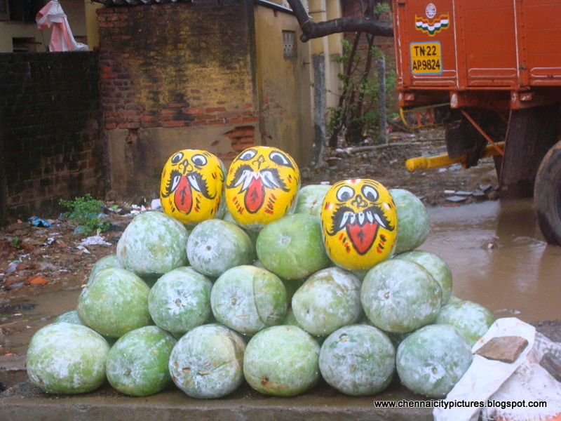 Chennai City Pictures: Drishti Pumpkin or Pusanika in Chennai